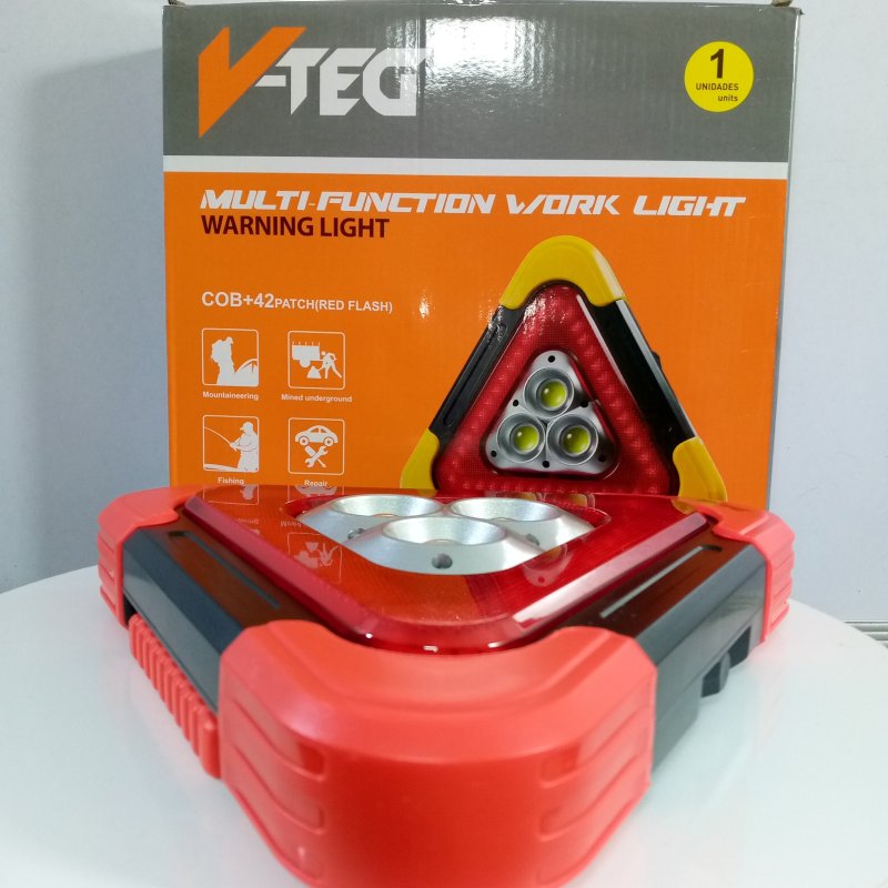 Triangulo de Seguridad Reflectivo para Vehículos V-TEG